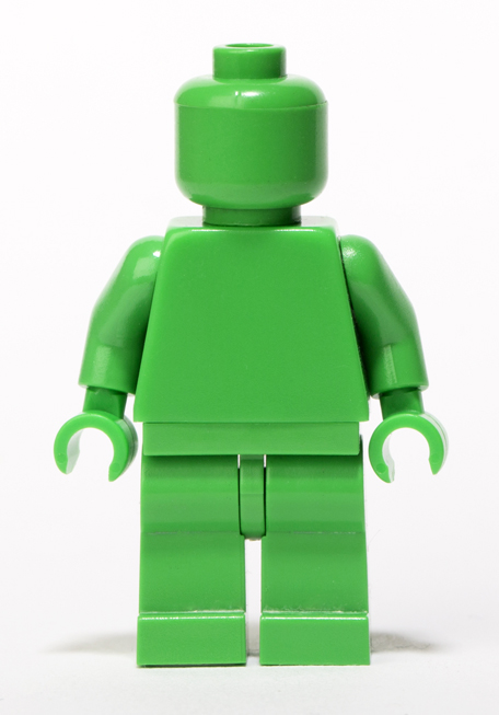 LEGO Detailed Listing for Bright Green Lego Monochrome minifigure ...